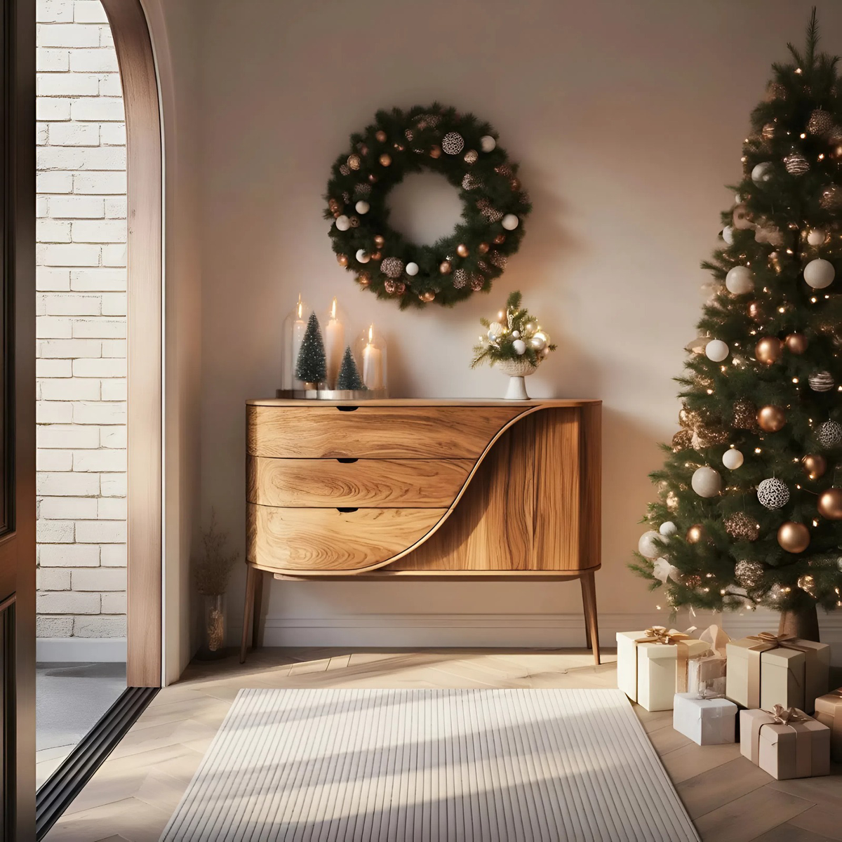 Modern Handcrafted Sideboard For Holiday Home Décor – ET Woodcrafts