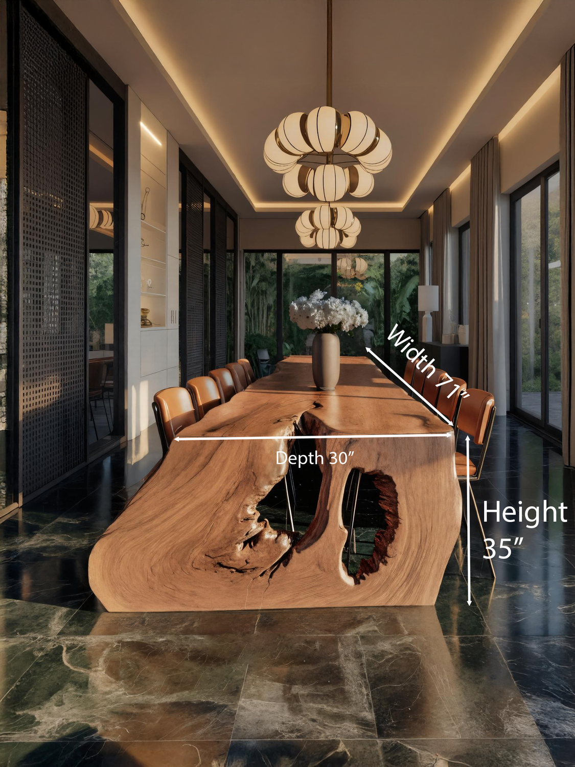 Handmade Sculptural Dining Table For Dining Room – ET Woodcrafts