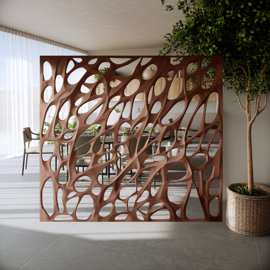 Modern Organic Room Divider For Open Space Decor – ET Woodcrafts