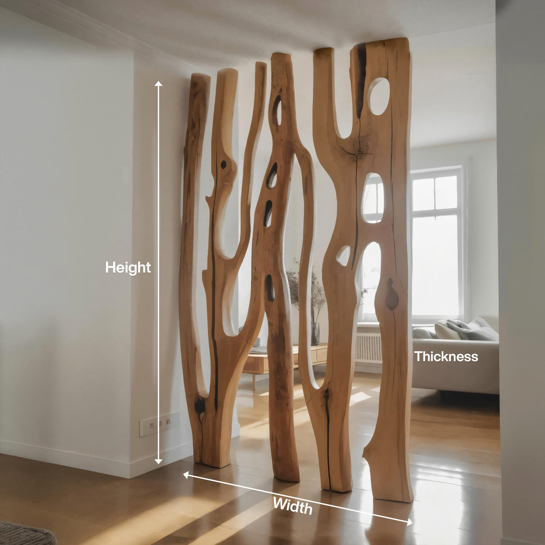 Room Divider Sculptural Piece For Entryway Living Room Or Open Space ...