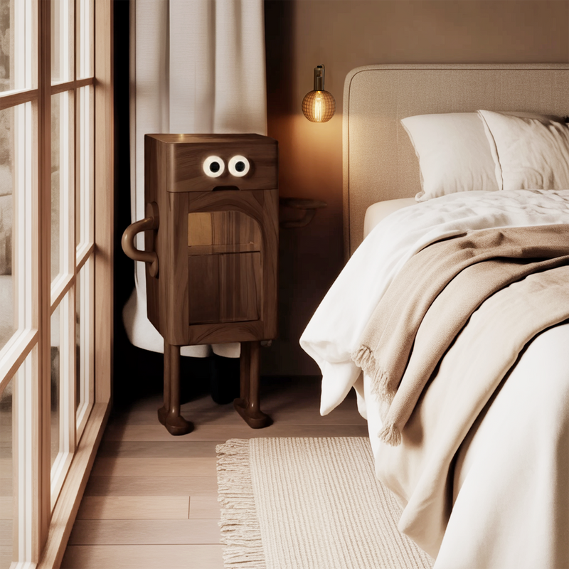 Whimsical Robot Nightstand For Kids Bedroom Or Playroom – ET Woodcrafts
